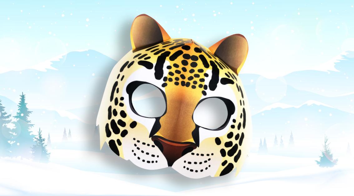 Create your own amur leopard mask | WWF