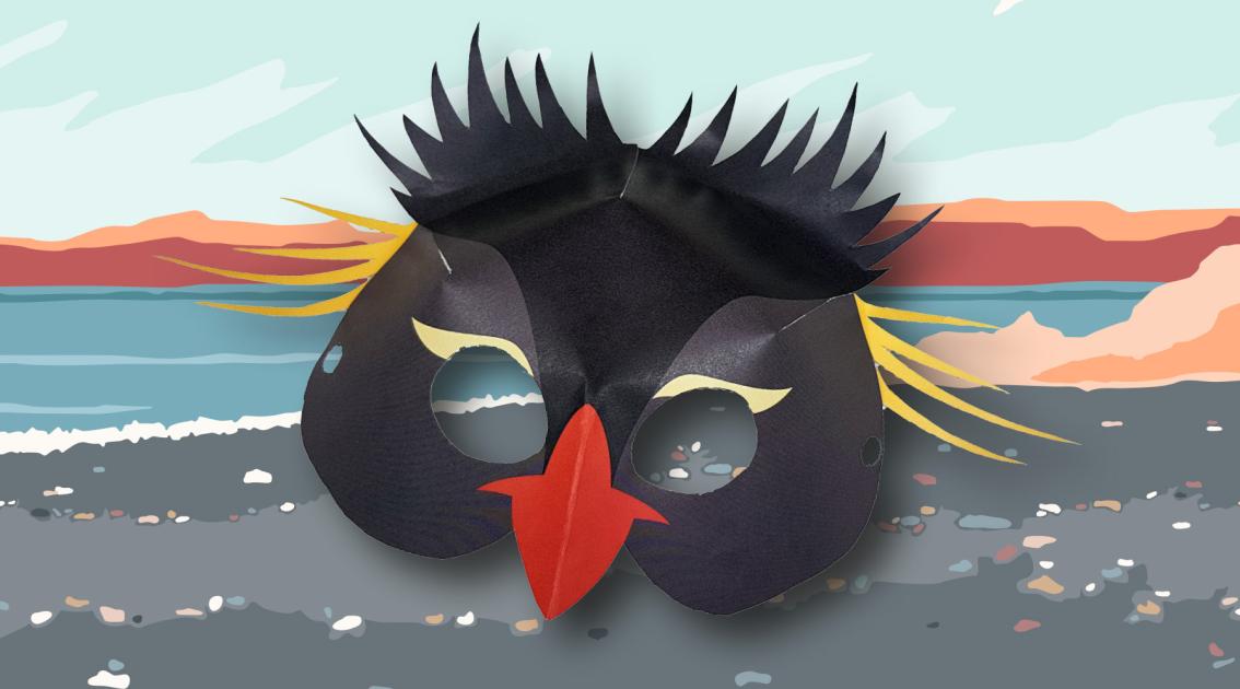 Make a rockhopper penguin mask | WWF