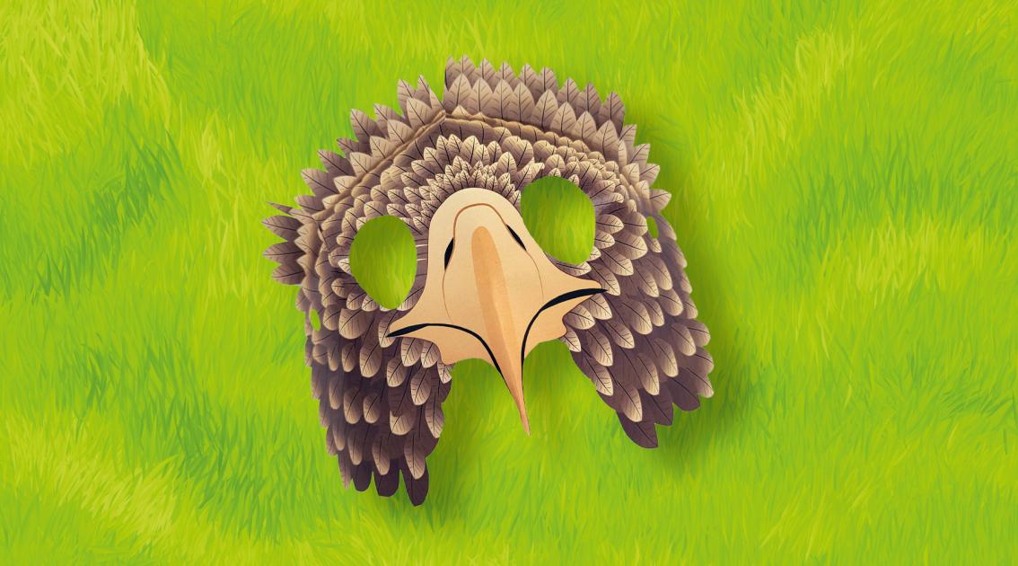 Create your own white-tailed eagle mask | WWF