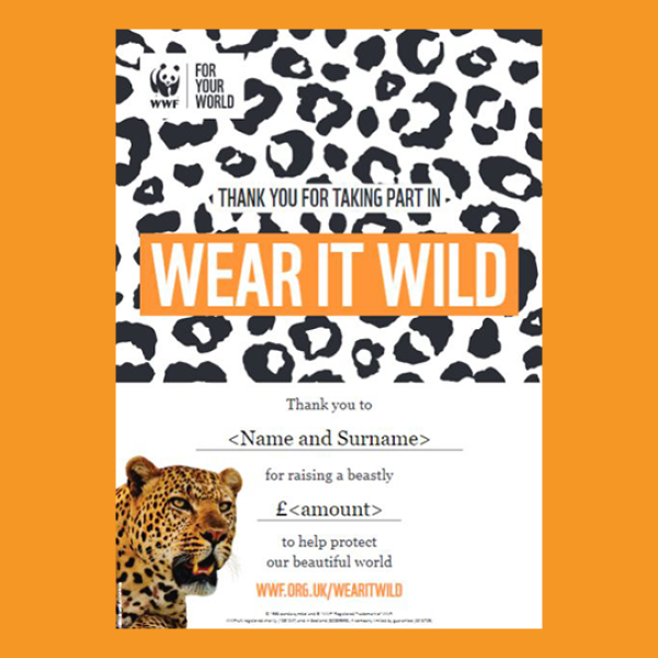 Wear it Wild: resources to make your event roarsome! | WWF